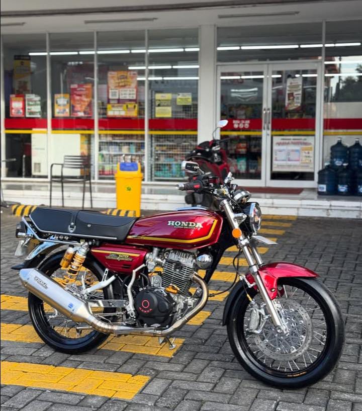 Ide Modifikasi Honda GL 100 yang Keren, Aura Retro-nya Makin Kuat
